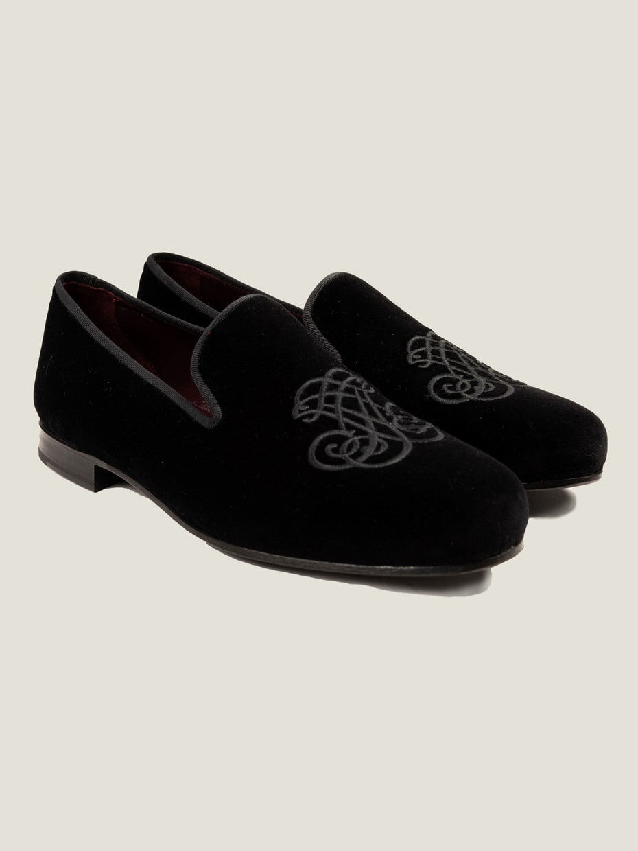 Albert Velvet Black Loafer – League of Rebels